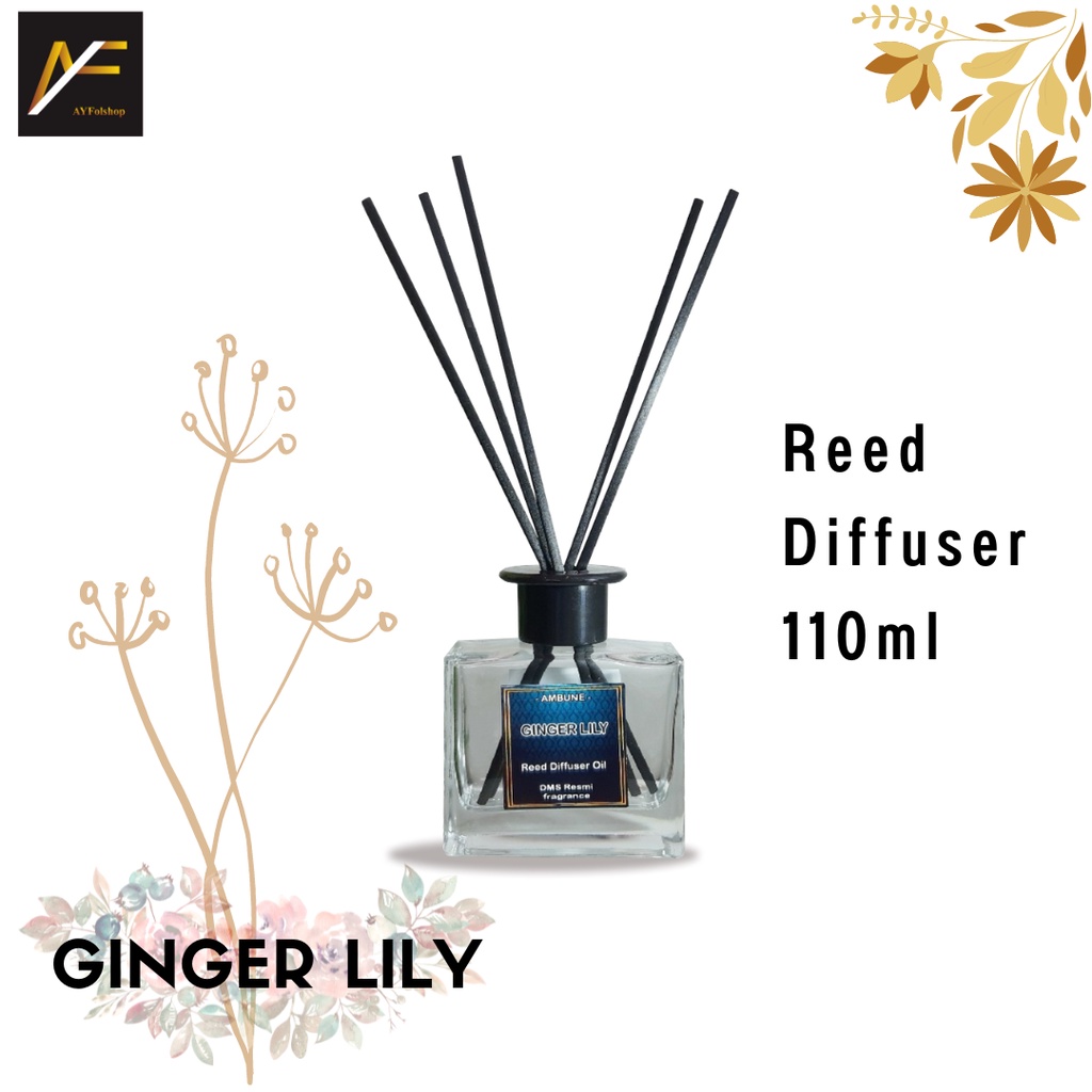 Jual Pengharum ruangan Ginger Lily Reed Diffuser 110 ml Ambune | Shopee Indonesia