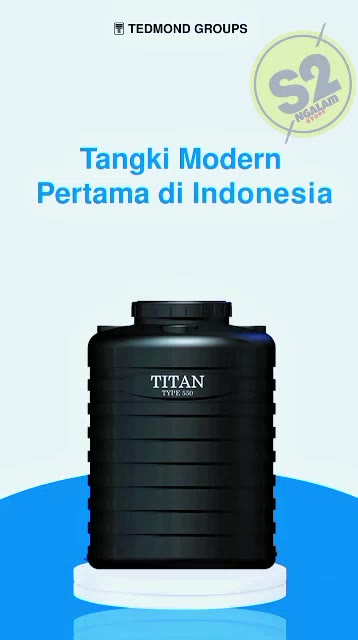 Jual Tandon Air /Toren Air/Tangki Air Titan 650 Liter (Invoice ...
