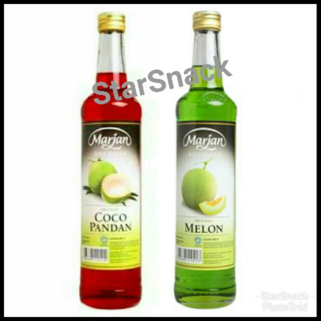 Jual Marjan Syrup Cocopandan/ Melon / Leci 460 ml | Shopee Indonesia