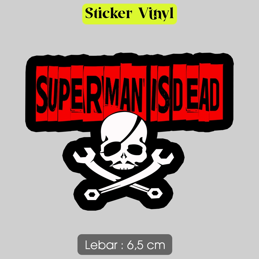 Jual Stiker superman is dead SID Sticker Vinyl Satuan Bahan Anti Air ...