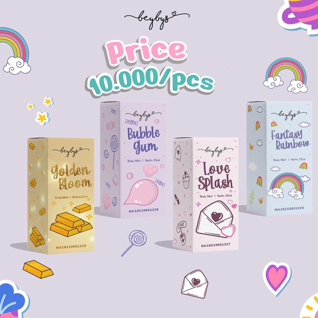 Jual [BPOM] PARFUM BODY MIST BEYBYS 30ML / BODY MIST BY BEYBYS | Shopee ...