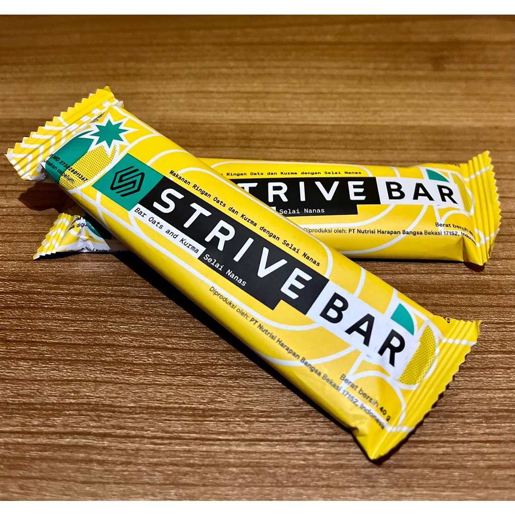 Jual Strive Energy Bar 40 gram protein bar proteinbar not questbar ...