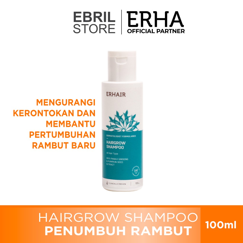 Jual Erha erhair hairgrow shampoo all hair type 100 ml hair grow ...