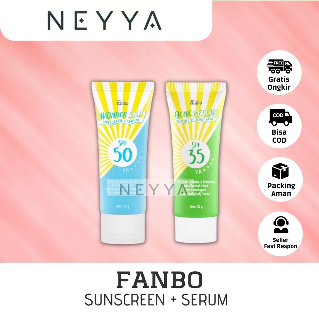 Jual FANBO SUNSCREEN + SERUM SPF | Shopee Indonesia