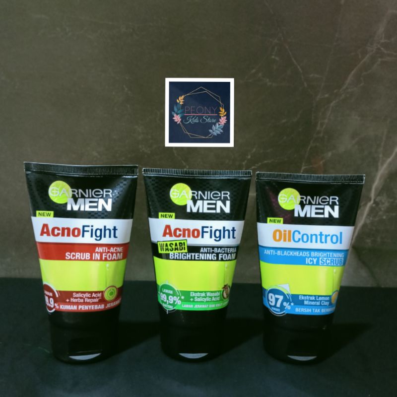 Jual Garnier Men pencuci wajah acno fight oil control 100ml/sabun cuci ...