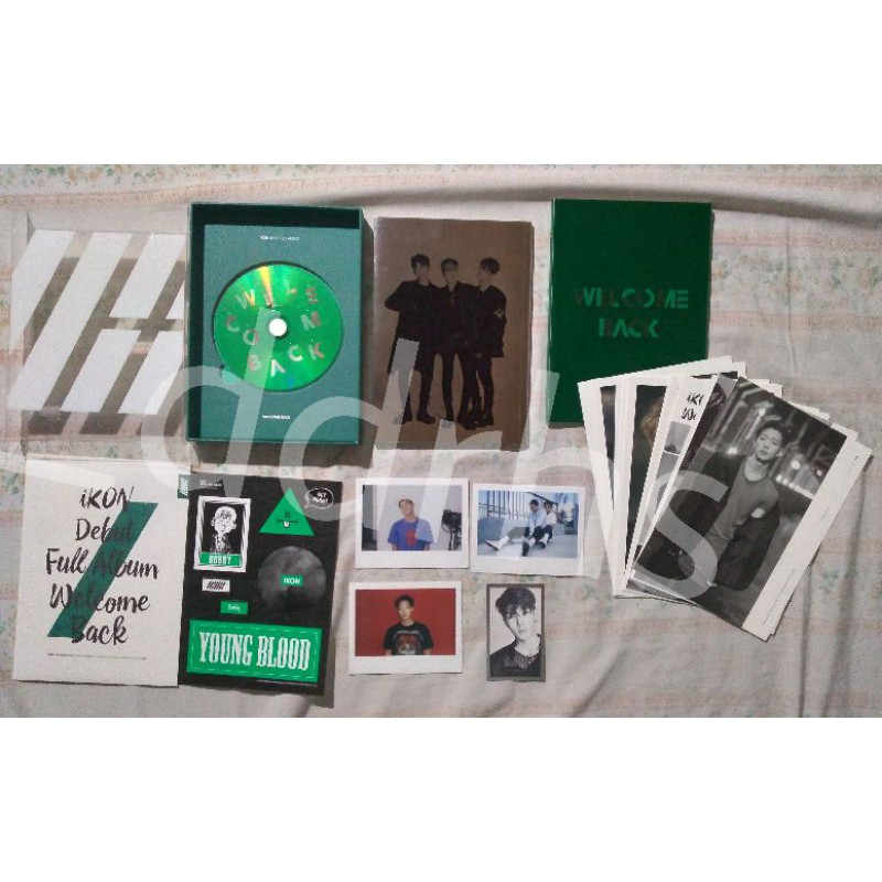Jual iKON WELCOME BACK Full Album Green Ver. (BOBBY) | Shopee Indonesia