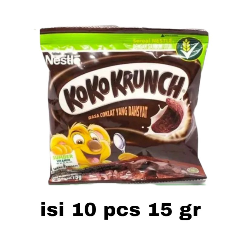 Jual Koko Krunch 10 pcs x 15 gr | Koko Krunch Sachet isi 10 pcs x 15 gr ...