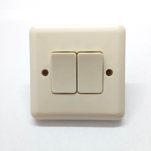 Jual Saklar Seri IB Meiko / Sakelar Tanam Double/ Switch Seri Tanam ...