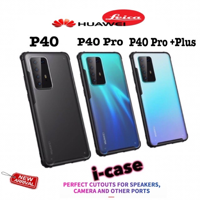 Jual Case Huawei P40 Pro Plus / P40 Pro / P40 Matte Series Frosted P40+ - BLACK | Shopee Indonesia
