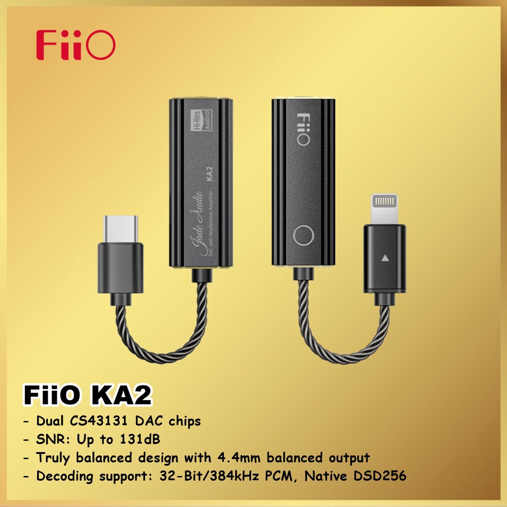 Jual FiiO KA2 Compact Portable DAC and Amplifier Dongle USB KA 2 ...