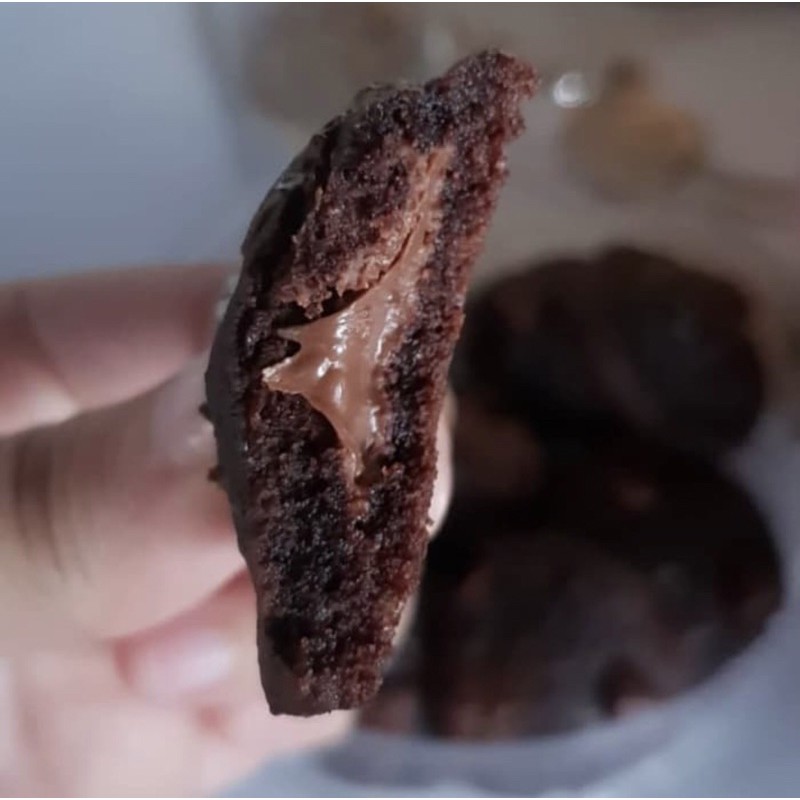 Jual Nutella Lava Cookies | Nutella Stuffed Kue Soft Baked Melted ...