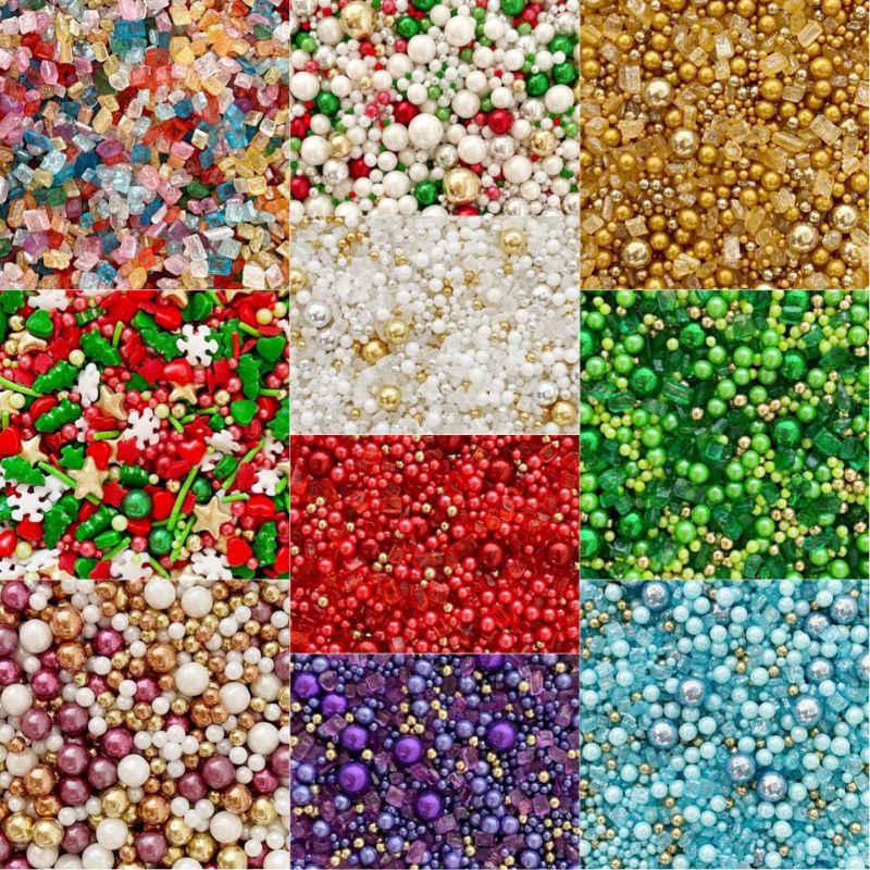 Jual sprinkle edible 100gr sugar Cristal series | Shopee Indonesia