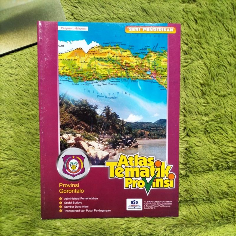 Jual ORIGINAL BUKU ATLAS TEMATIK PROVINSI PETA GORONTALO | Shopee Indonesia