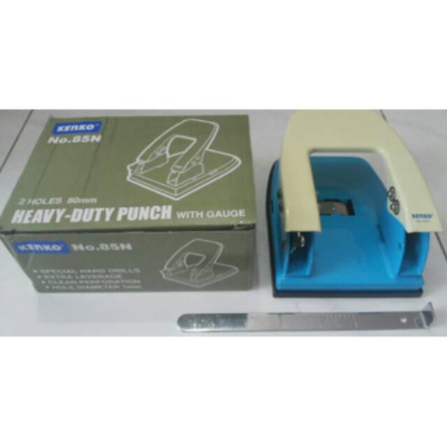 Jual Pembolong Kertas Kenko Besar 85N / Heavy Duty Punch / Puncher No ...