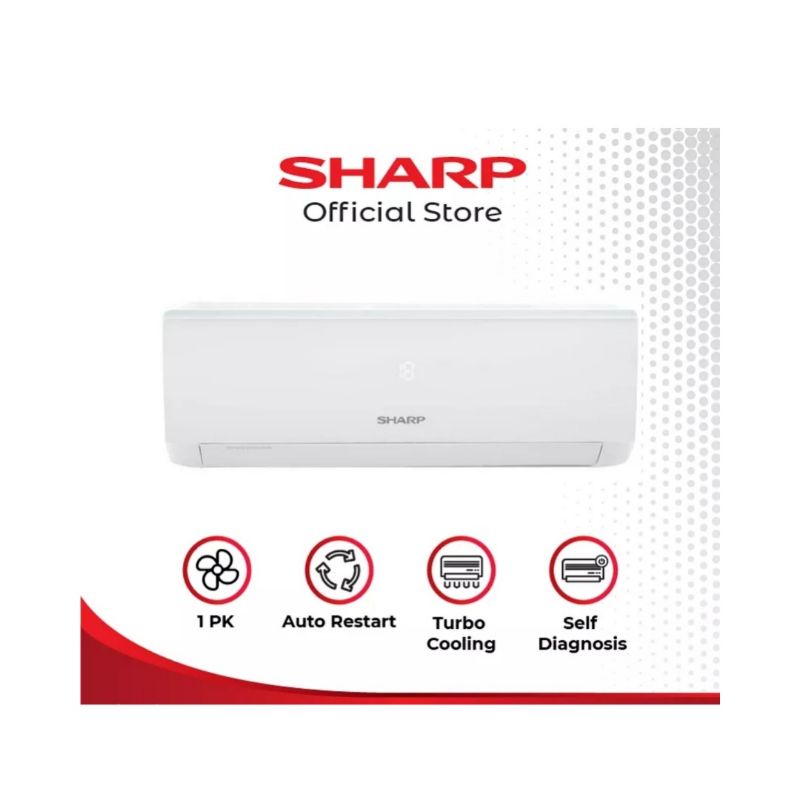 Jual AC SHARP AHA 09ZCY AC SPLIT - 1 PK STANDARD R32 Pasang Vacum ...