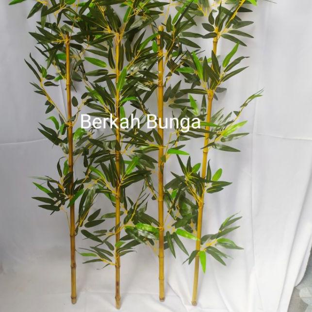 Jual Batang Bambu Artificial 100cm/pohon plastik/ pohon bambu/ bambu ...