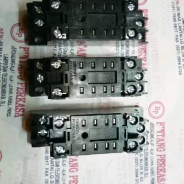 Jual Socket Tipe PYF 08A-E untuk H3Y / MY2 kaki 8 merk Omron Original ...