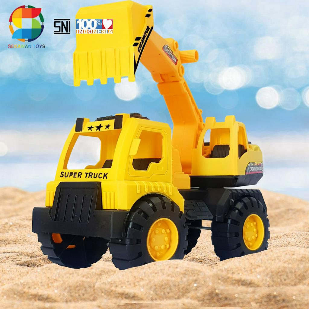 Jual Mainan Anak Truk Keruk Pasir/ Truck Construction Bego Toys AK88 ...
