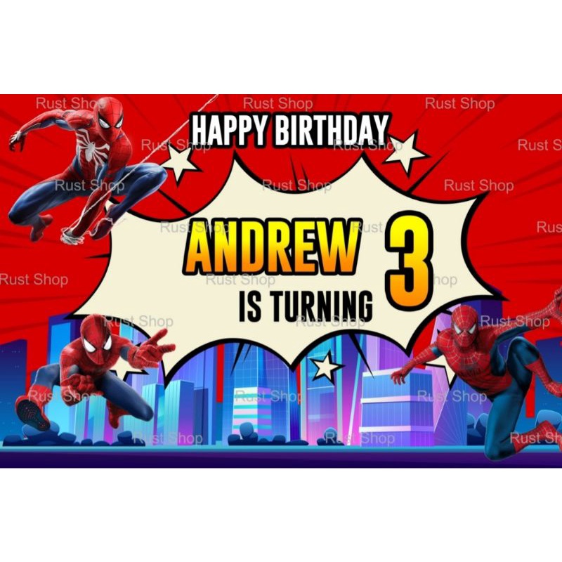 Jual Custom Backdrop Birthday Backdrop Ulang Tahun Birthday