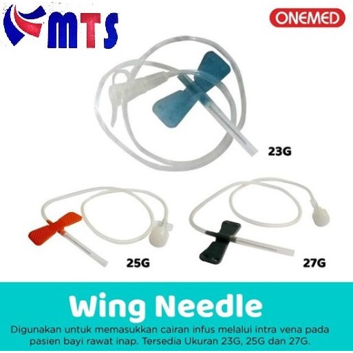 Jual ONEMED NEEDLE WING 23G 25G 27G | Shopee Indonesia