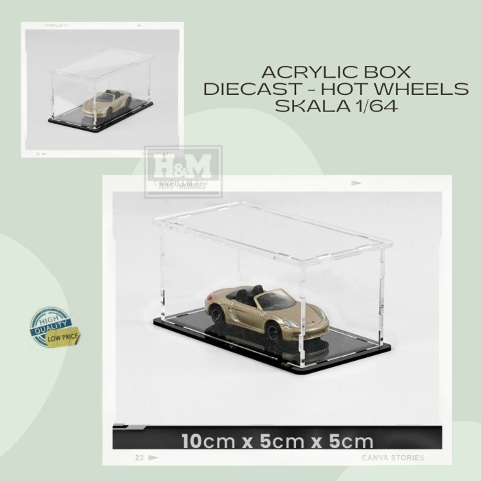 Jual Acrylic Box Diecast Skala 1/64 - Model Lepasan | Shopee Indonesia