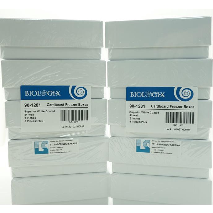Jual Cryobox White 2 Inch ( box sampel tabung 1,5 ml ) 81 well ...
