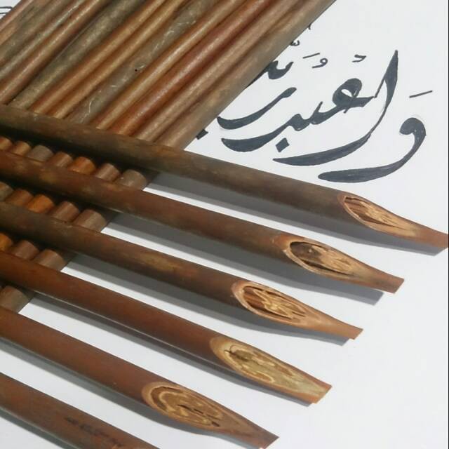 Jual Ready Stok Pena Handam Kaligrafi Pena Kalam Khat Kayu Resam Murah ...