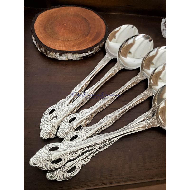 Jual SENDOK MAKAN LUSINAN/SENDOK MAKAN POLOS TEBAL/SENDOK MAKAN BATIK ...