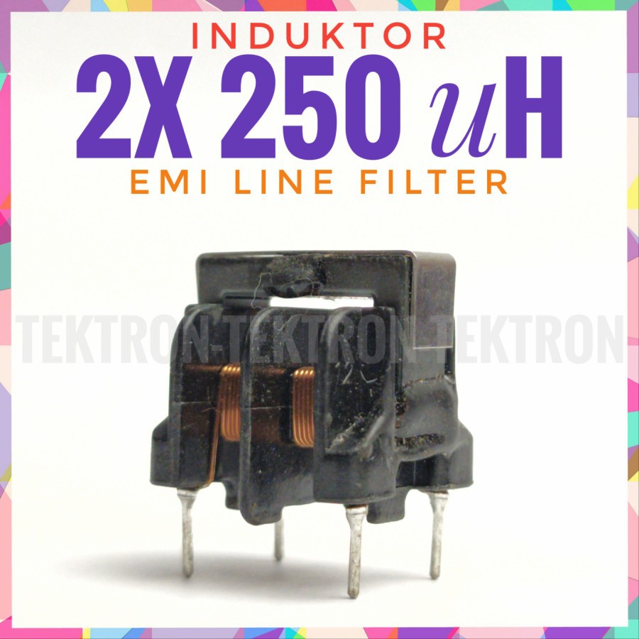 Jual Induktor 2x 250uH Trafo AC EMI Line Noise Filter Ferit Ferrite LPF | Shopee Indonesia