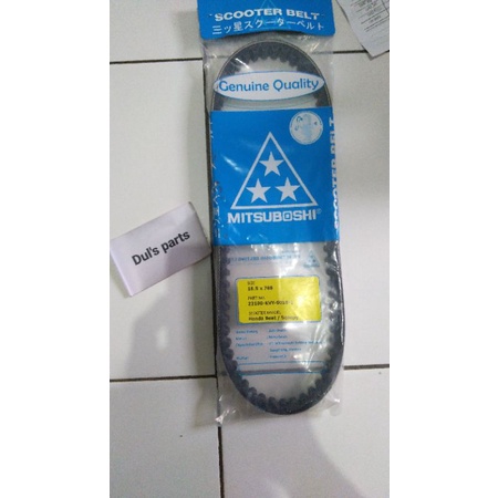 Jual V BELT BEAT KARBU KVY/BEAT 110 MITSHUBOSHI ORIGINAL 100% | Shopee ...