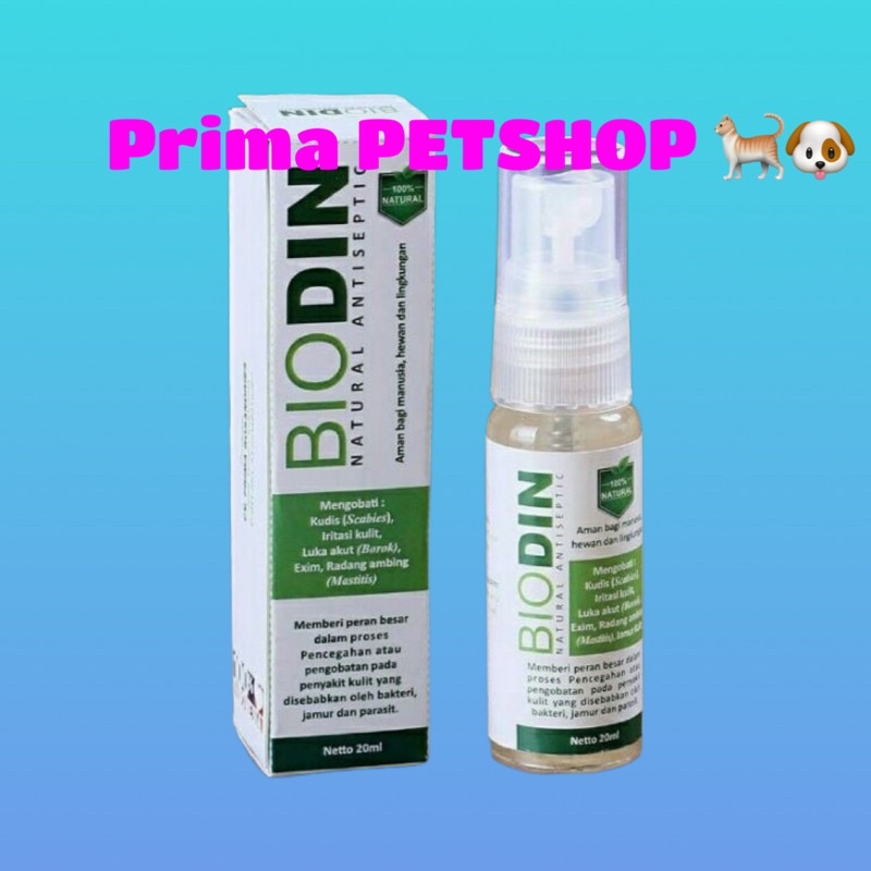 Jual BIODIN SPRAY 100ML 100 ml OBAT GATAL ALERGI SCADIX, JAMUR KUDIS ...
