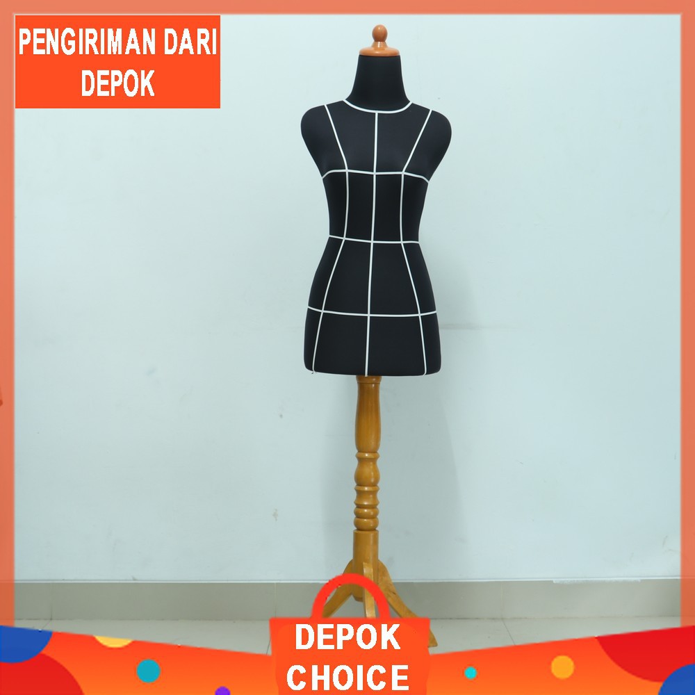 Jual MANEKIN DM POLA HITAM TIANG KAYU | MANEKIN DRESS MAKING | Shopee ...