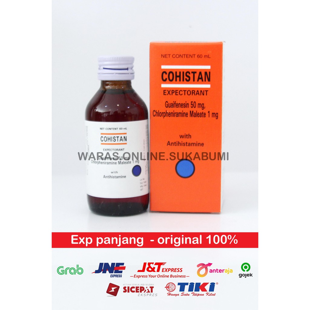 Jual Cohistan Expectorant Sirup 100ml | Shopee Indonesia