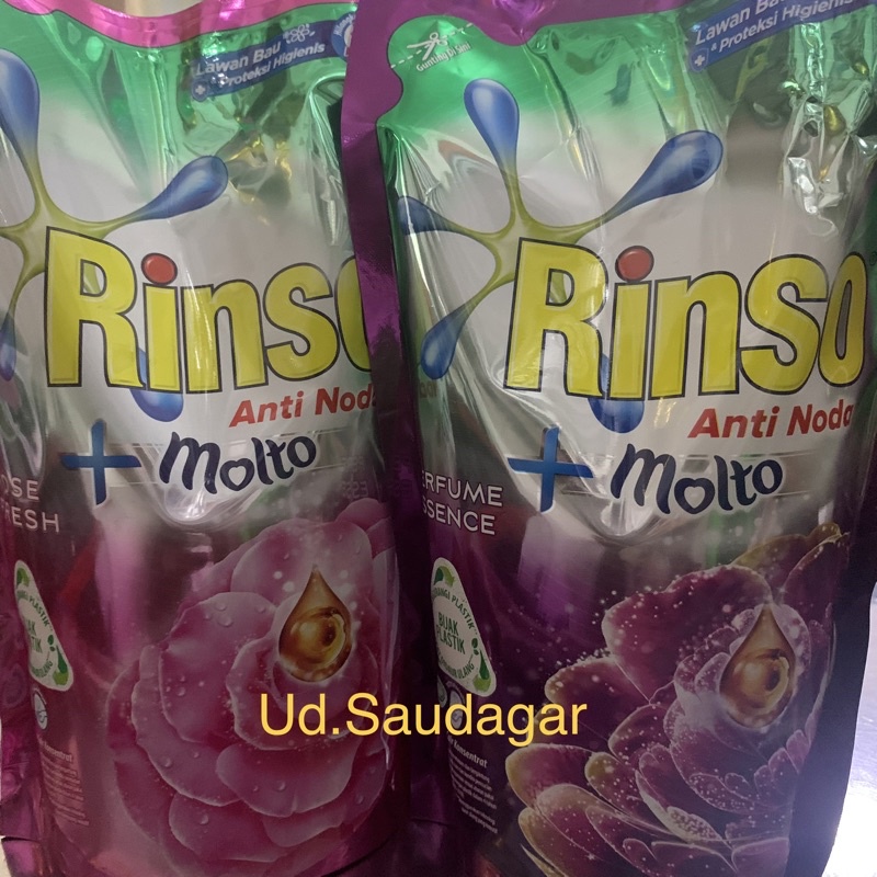 Jual Detergen Rinso Molto Detergent Cair 750ml Liquid Deterjen | Shopee ...