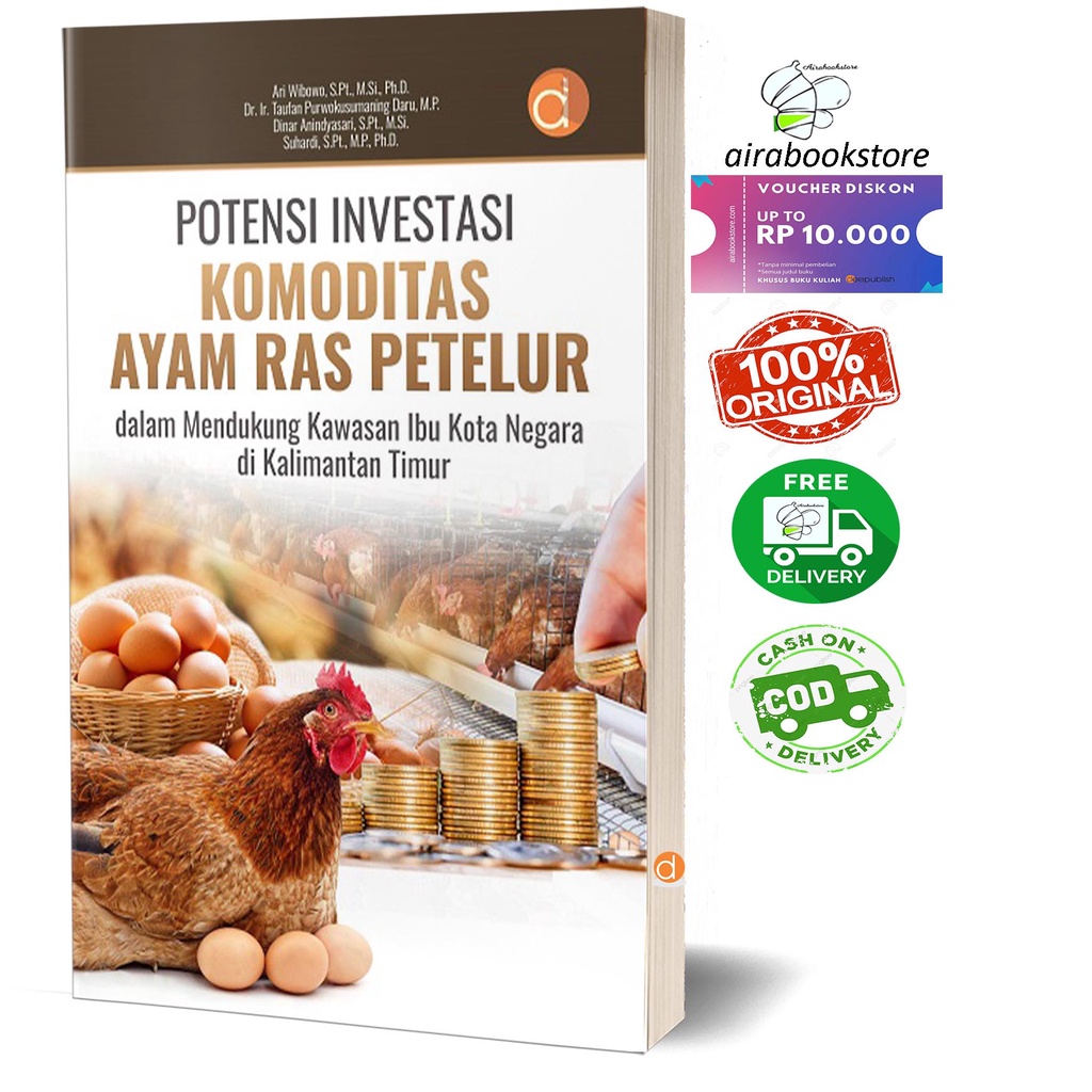 Jual Buku Potensi Investasi Komoditas Ayam Ras Petelur Dalam Mendukung Kawasan Ibu Kota Negara ...