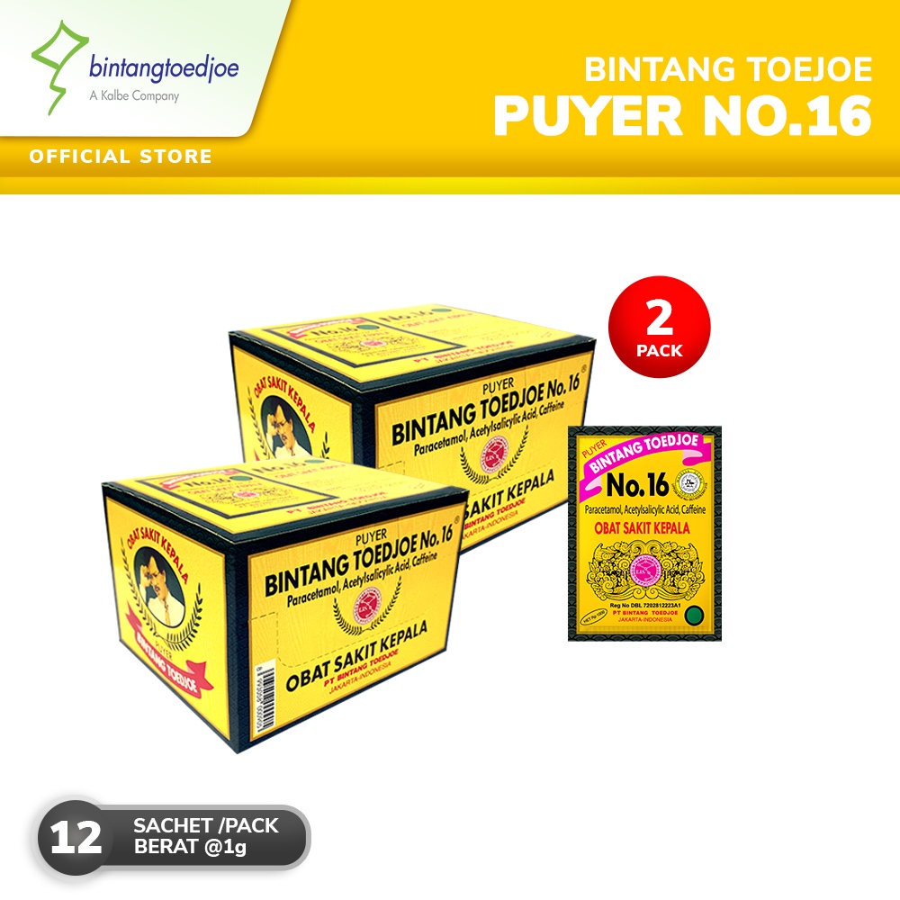 Jual Bintang Toedjoe Puyer No.16 (24 Sachet) | Shopee Indonesia