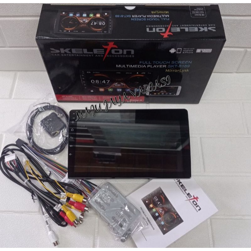 Jual Head Unit Android 9" Inch Skeleton SKT-8189/Head Unit Android ...