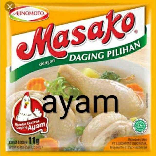 Jual Masako Ayam sachet 11gr x 12 pcs | Shopee Indonesia