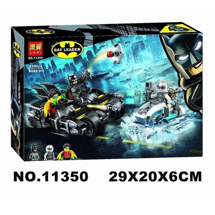 Jual LARI - SUPERHEROES - BATMAN Mr Freeze Batcycle Battle | Shopee ...