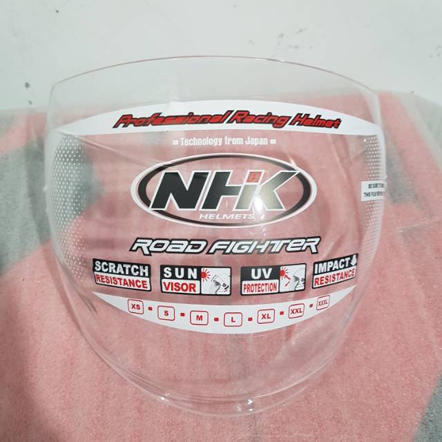Jual KACA HELM NHK PREDATOR P2 double VISOR CLEAR 100%ORIGINAL | Shopee ...