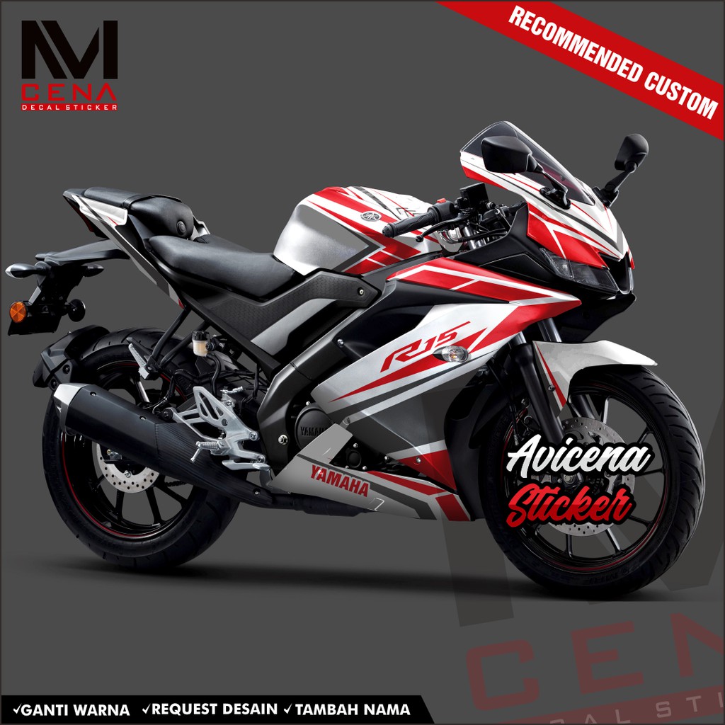 Jual Sticker Decal R15 V3 Full Body Decal Sticker Yamaha R15 V3 ...