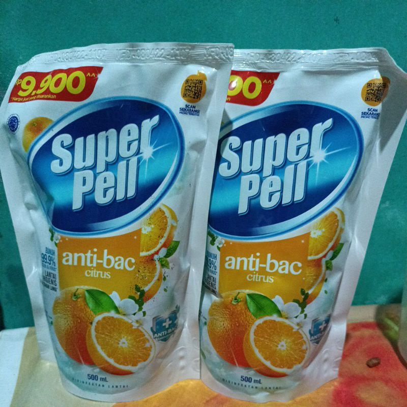 Jual super pell pembersih lantai 500ml | Shopee Indonesia