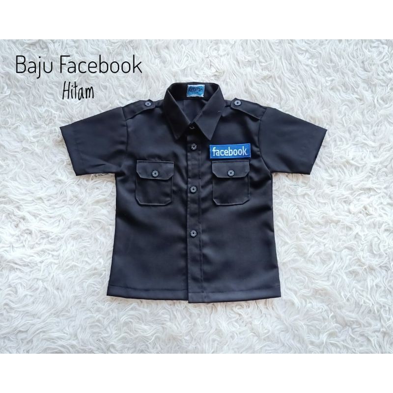 Jual SERAGAM FACEBOOK HITAM {RAEDYSTOCK} | Shopee Indonesia