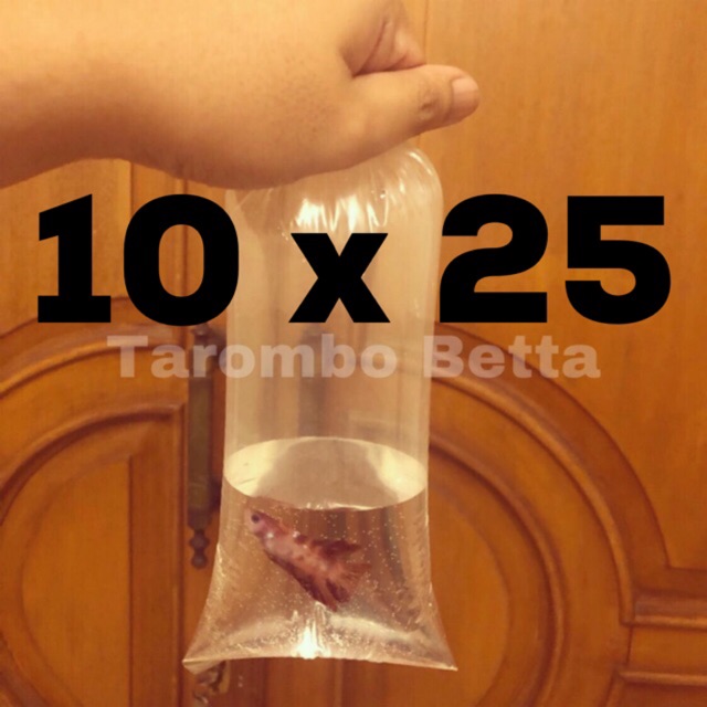 Jual Plastik PARKIT - Bagus Untuk Packing Ikan Cupang dan Guppy ukuran 10 x 25 cm 10 x 25cm ...