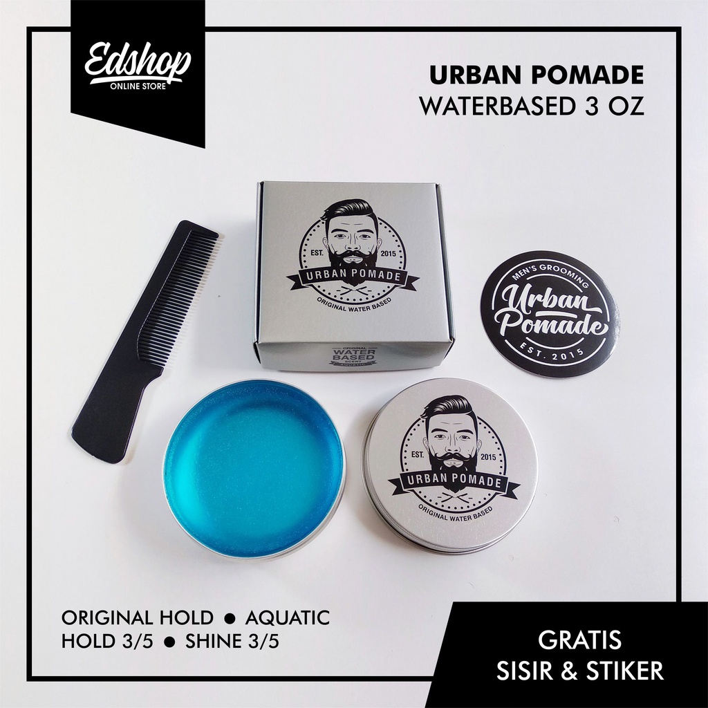 Jual Urban pomade original waterbased 3 oz | Shopee Indonesia