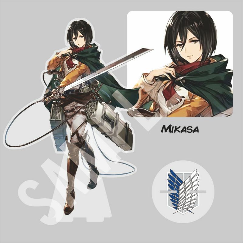 Jual stande standee demon slayer, attack on titan aot, genshin impact ...