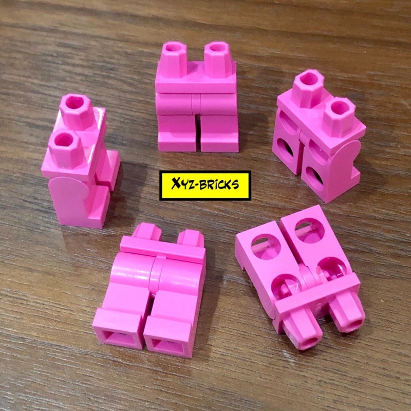 Jual LEGO PARTS 6262290 Leg - Mini Lower Part Bright Purple | Shopee ...