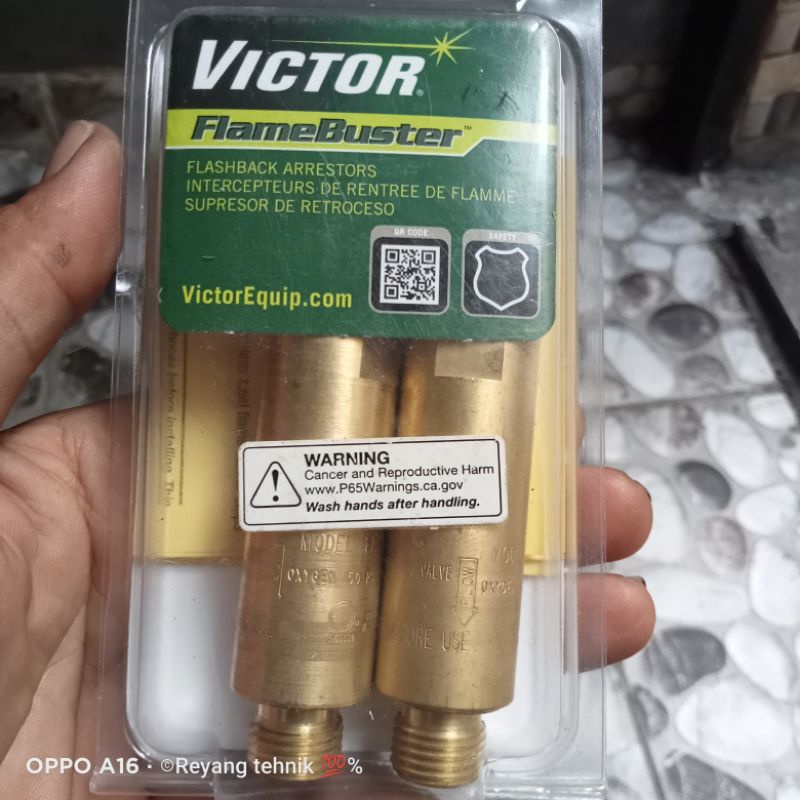 Jual Flashback Arrestor Regulator VICTOR Flame Buster FBR - 1 | Shopee ...