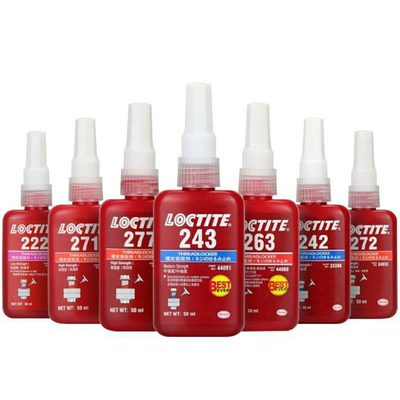 Jual lem locktite 262 50 ml loctitte thread locker threadlocker high ...