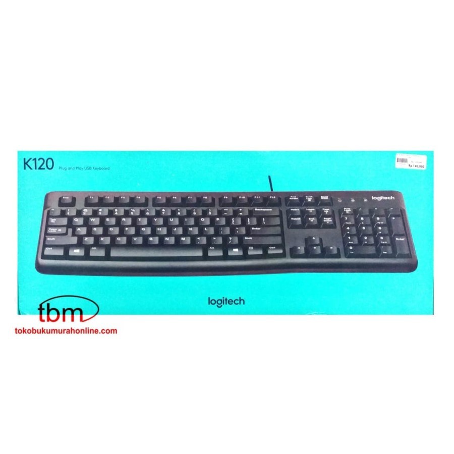 Jual KEYBOARD CLASSIC LOGITECH K120 / KEYBOARD LOGITECH K120 | Shopee ...